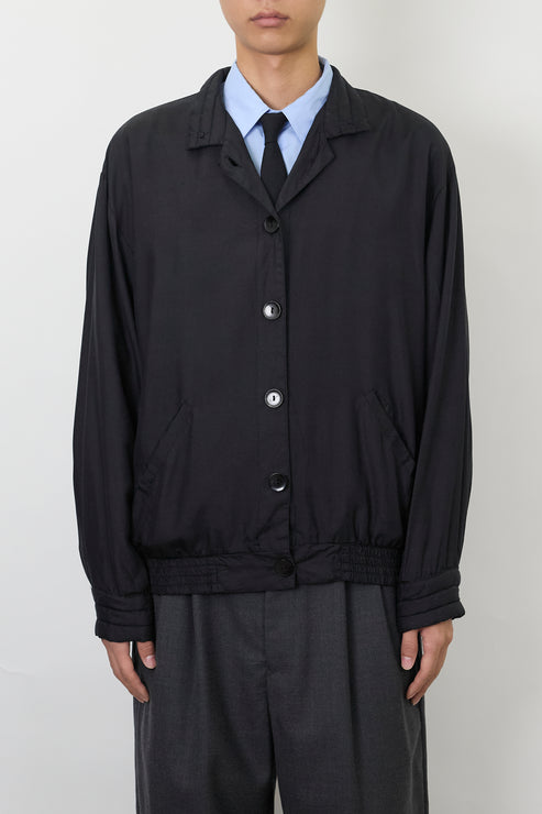 VINTAGE BLACK SILK SHORT JACKET – DISSONANCE