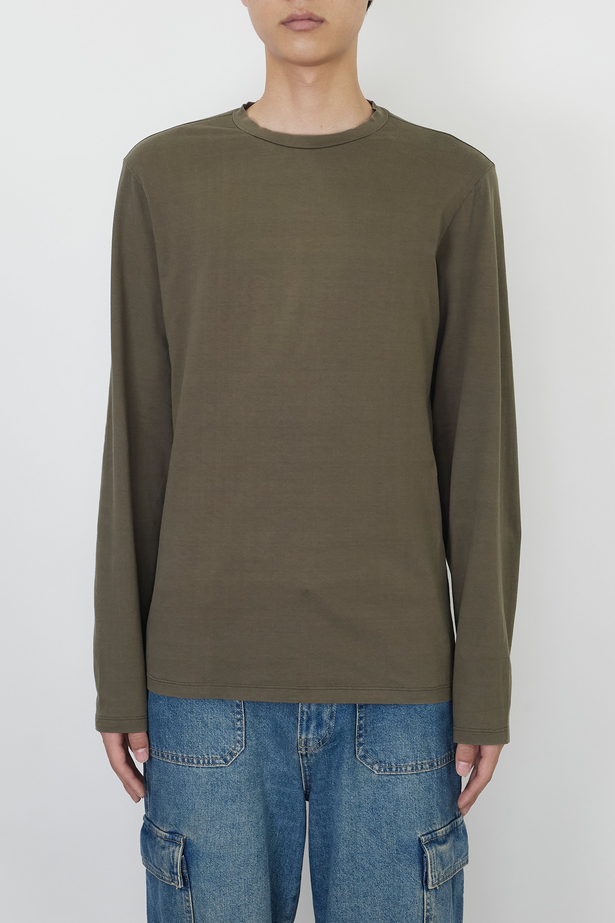 JIL SANDER BY RAF SIMONS KHAKI LONG SLEEVE SHIRT – DISSONANCE