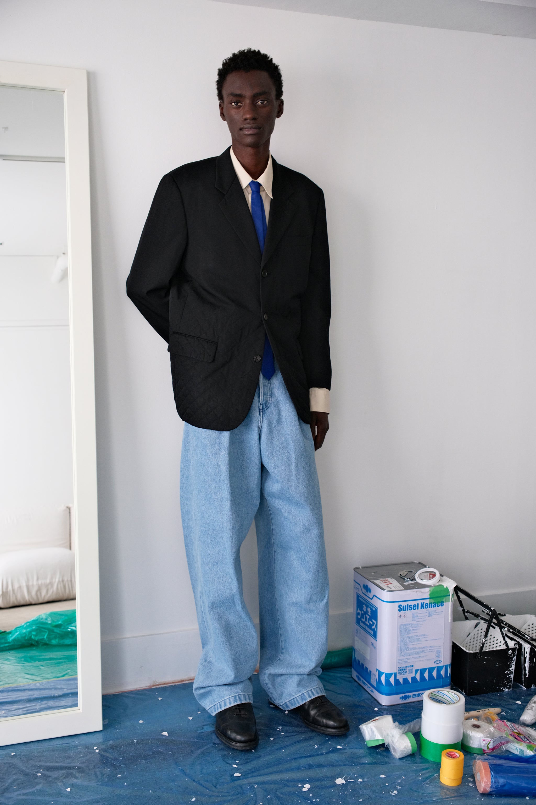 NTRUL NARROW TIE ROYAL BLUE – DISSONANCE